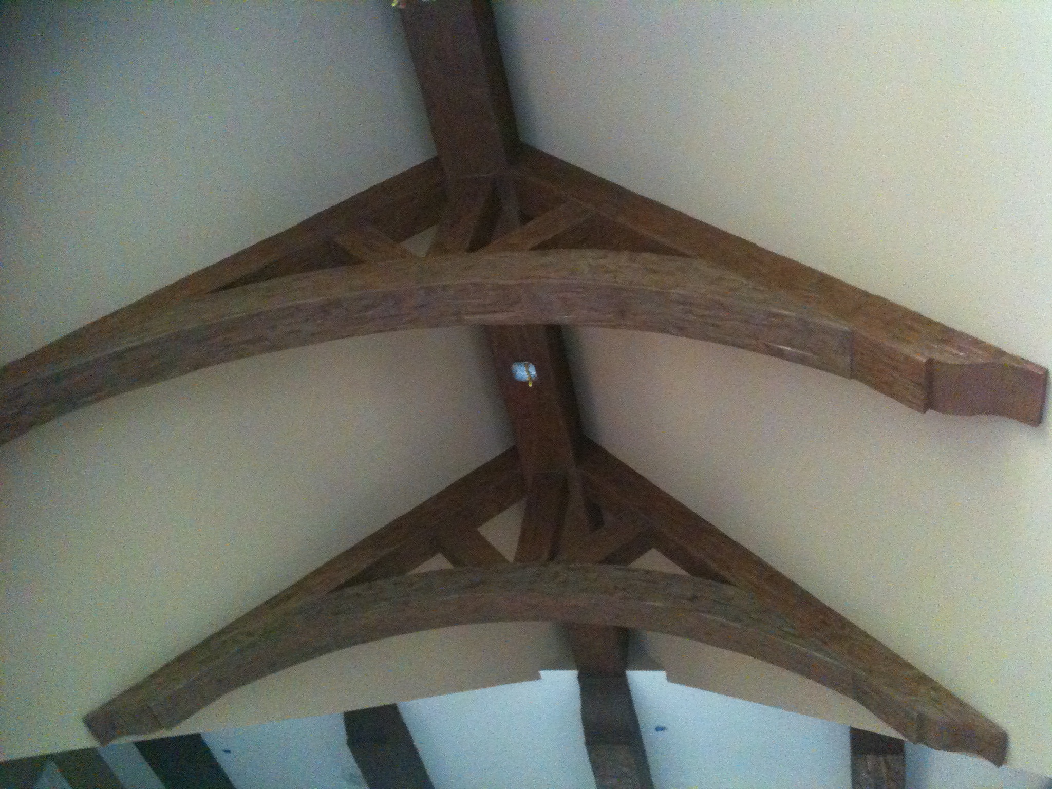Amazing Arched Beam Simulated Wood Truss - Barron Designs